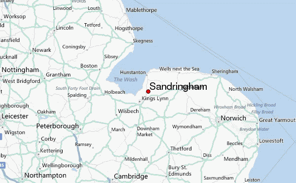 Sandringham (Engeland) Weersverwachting
